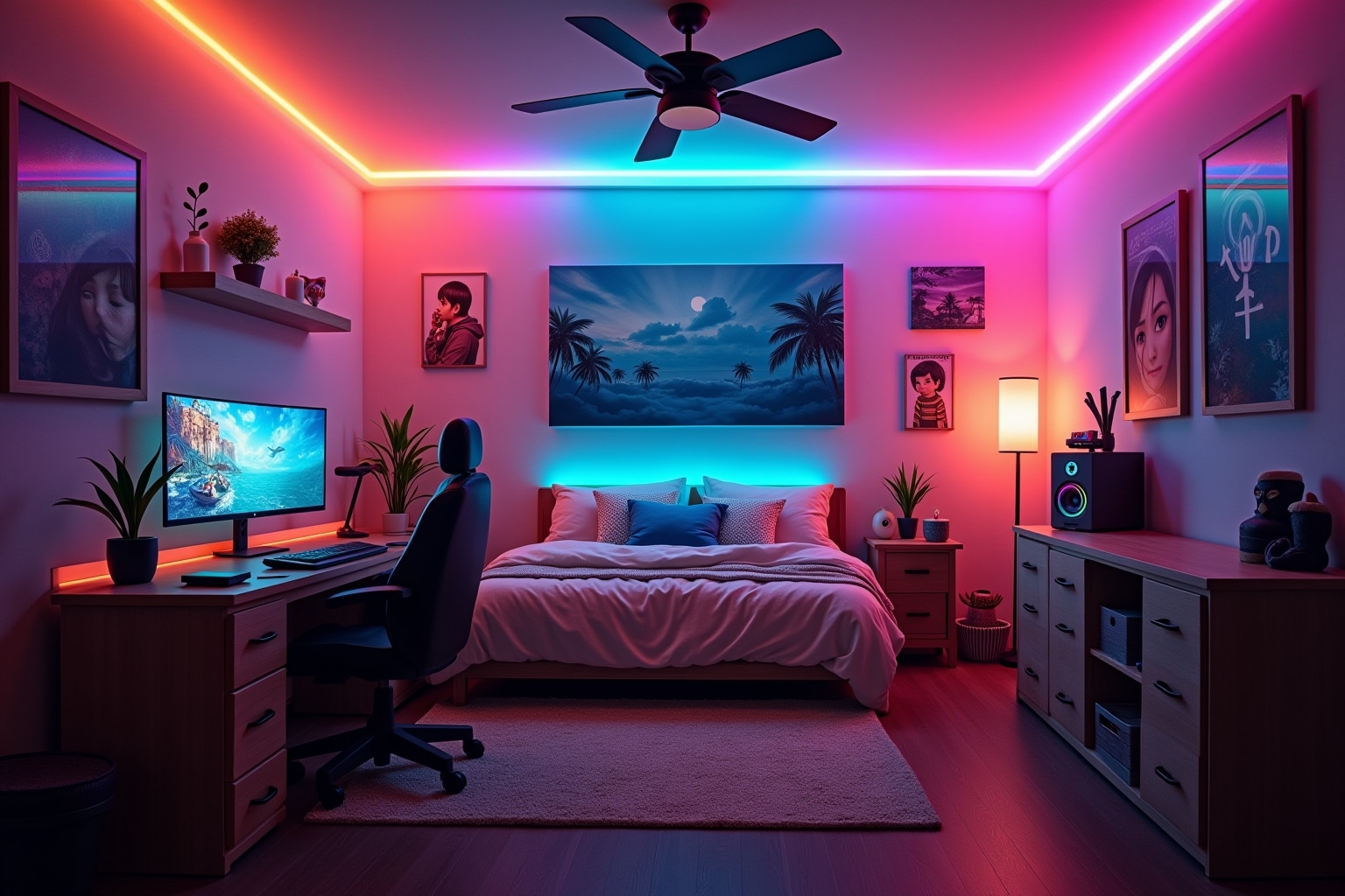 Jugendzimmer Led Beleuchtung Zimmer